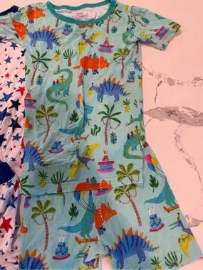 Little Sleepies | Pajamas | Little Sleepies Mint Dinosaur Pajama Set ...